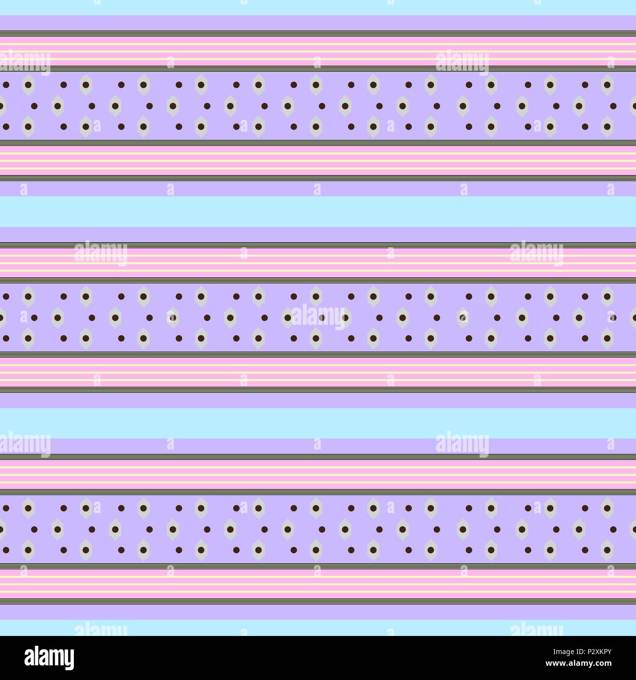 Retro Pastel Pattern with Horizontal Stripes Stock Vector Image & Art ...