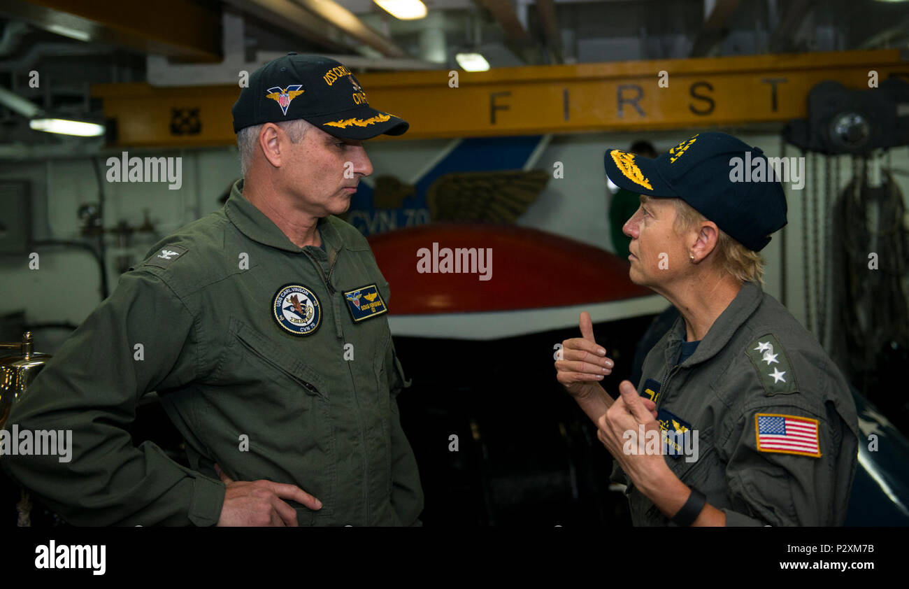 160808-N-GD109-156 PACIFIC OCEAN (Aug. 8, 2016) Vice Admiral Nora Tyson ...
