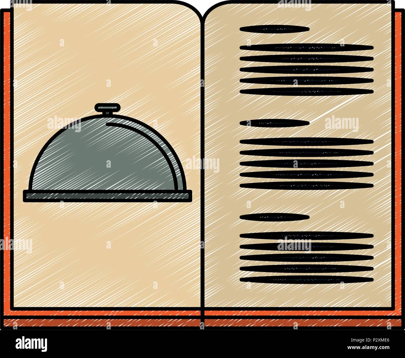 Restaurant menu isolated scribble Stock Vector Image & Art - Alamy