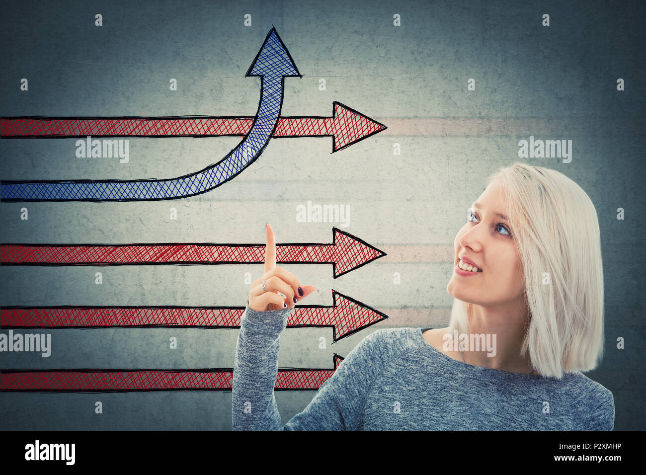 This way up arrows hi-res stock photography and images - Alamy