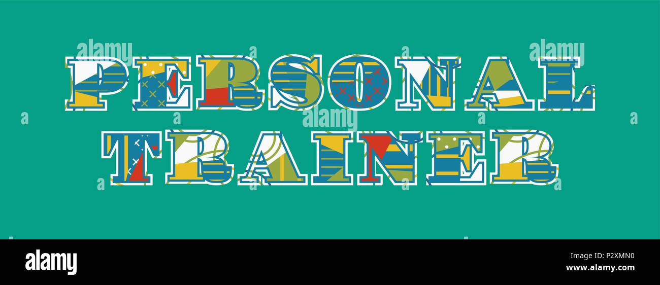 Personal Trainer Stock Vector Images - Alamy