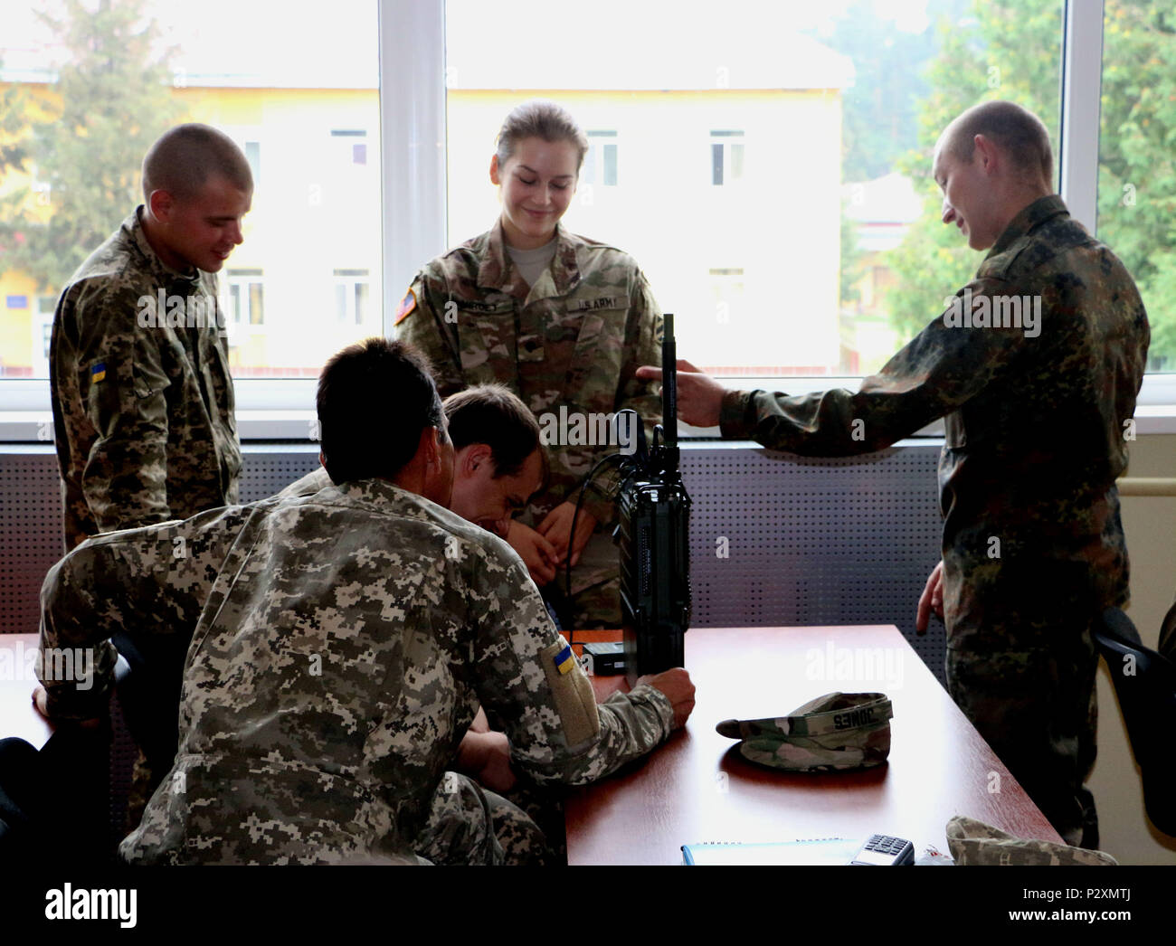 YAVORIV, Ukraine - Soldiers of 1st Battalion, 93rd Mechanized Brigade ...