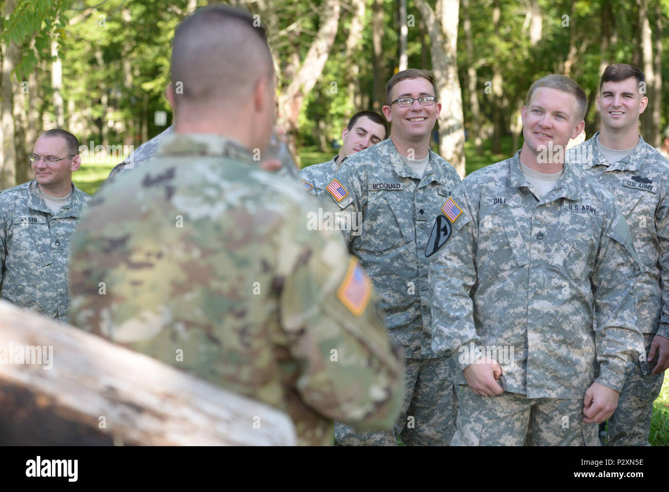 National Guardsmen with 38th Infantry Division’s headquarters battalion ...