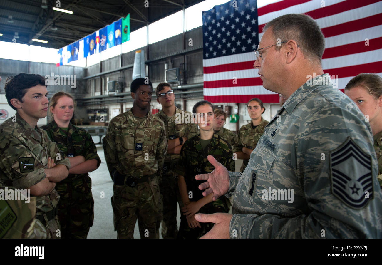 U.S. Air Force Chief Master Sgt. Craig Brandenburg, 52nd Maintenance ...