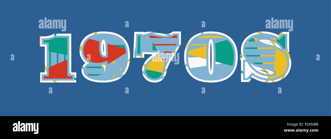 1970 decade Stock Vector Images - Alamy