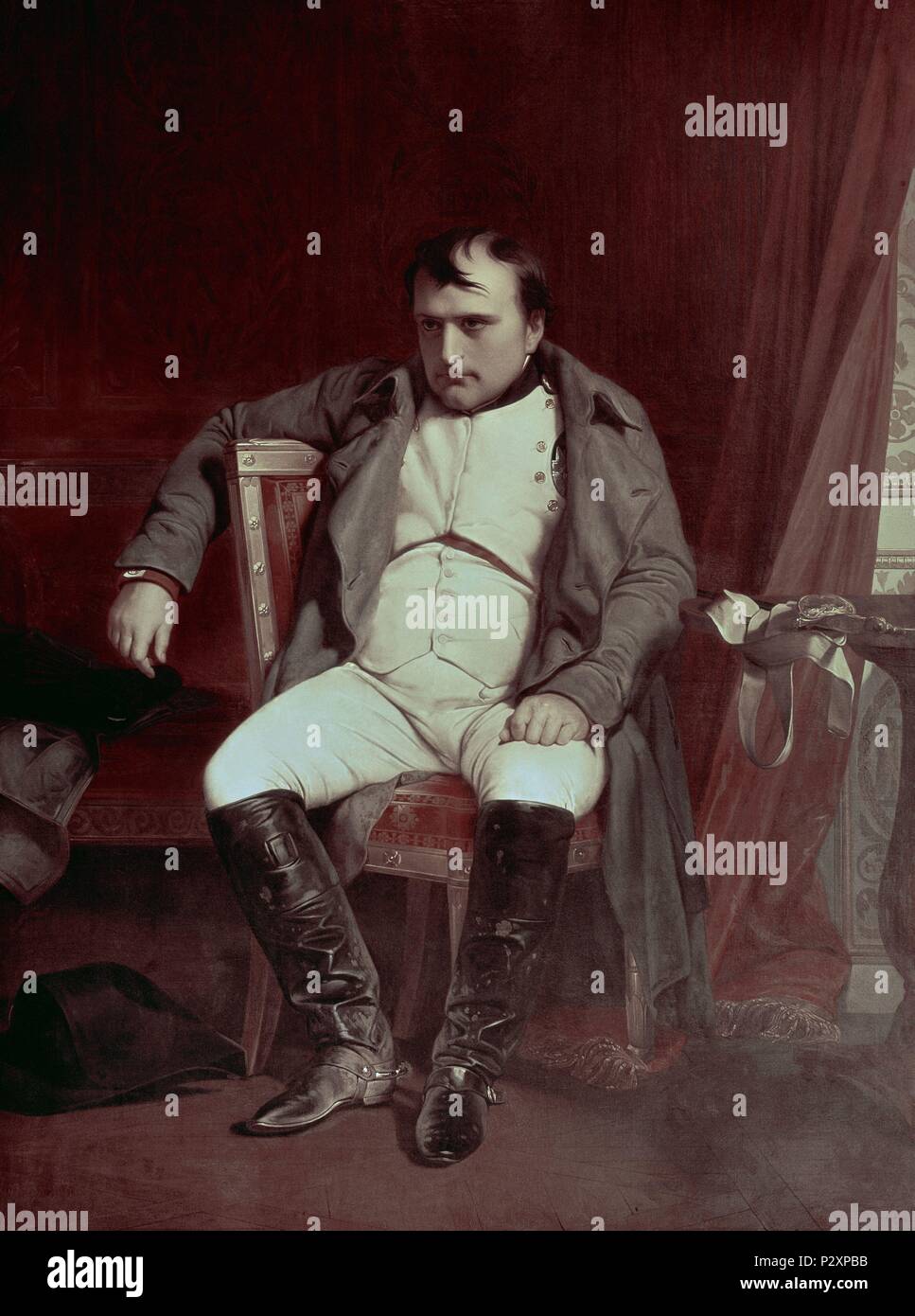 Napoleon after his Abdication - 19th century - oil on canvas - French ...