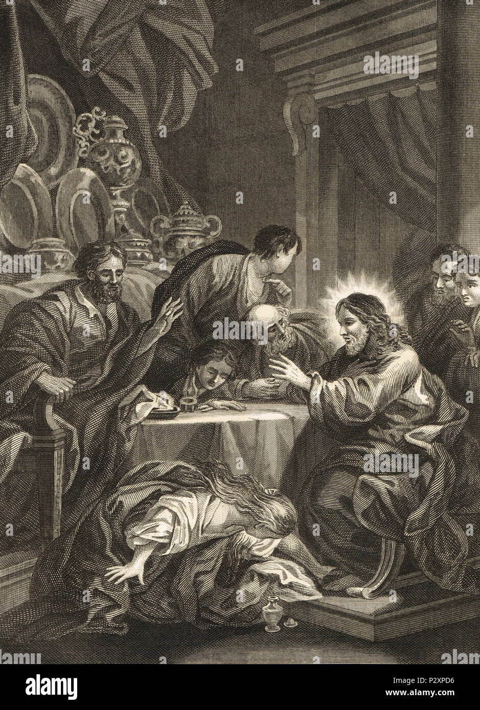 The anointing of jesus hi-res stock photography and images - Alamy