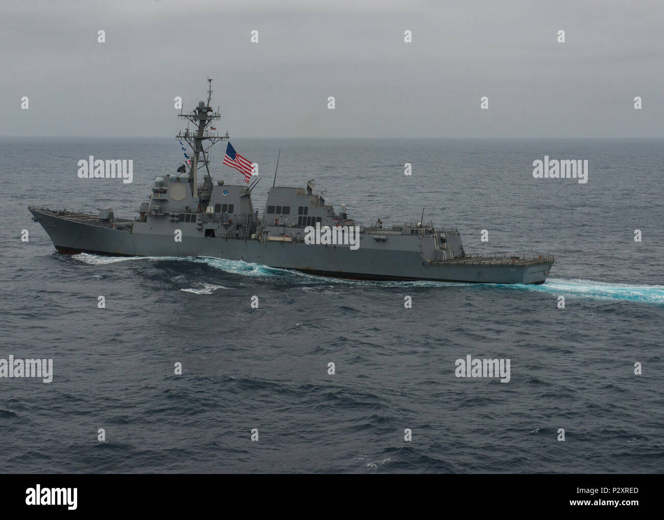 160807-N-UD666-0401 PACIFIC OCEAN (August 07, 2016) Guided-missile ...