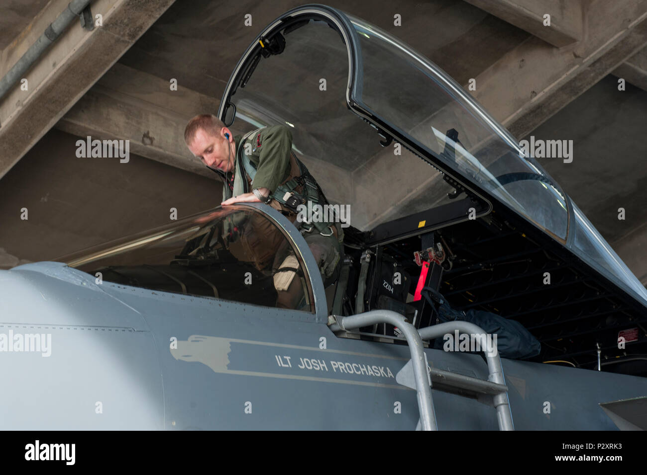 Capt. Benjamin Worrall, 67th Fighter Squadron operations flight ...