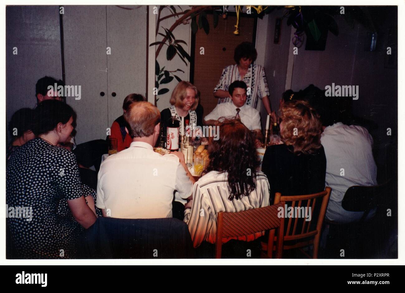 1990s dinner black couple hi-res stock photography and images - Alamy