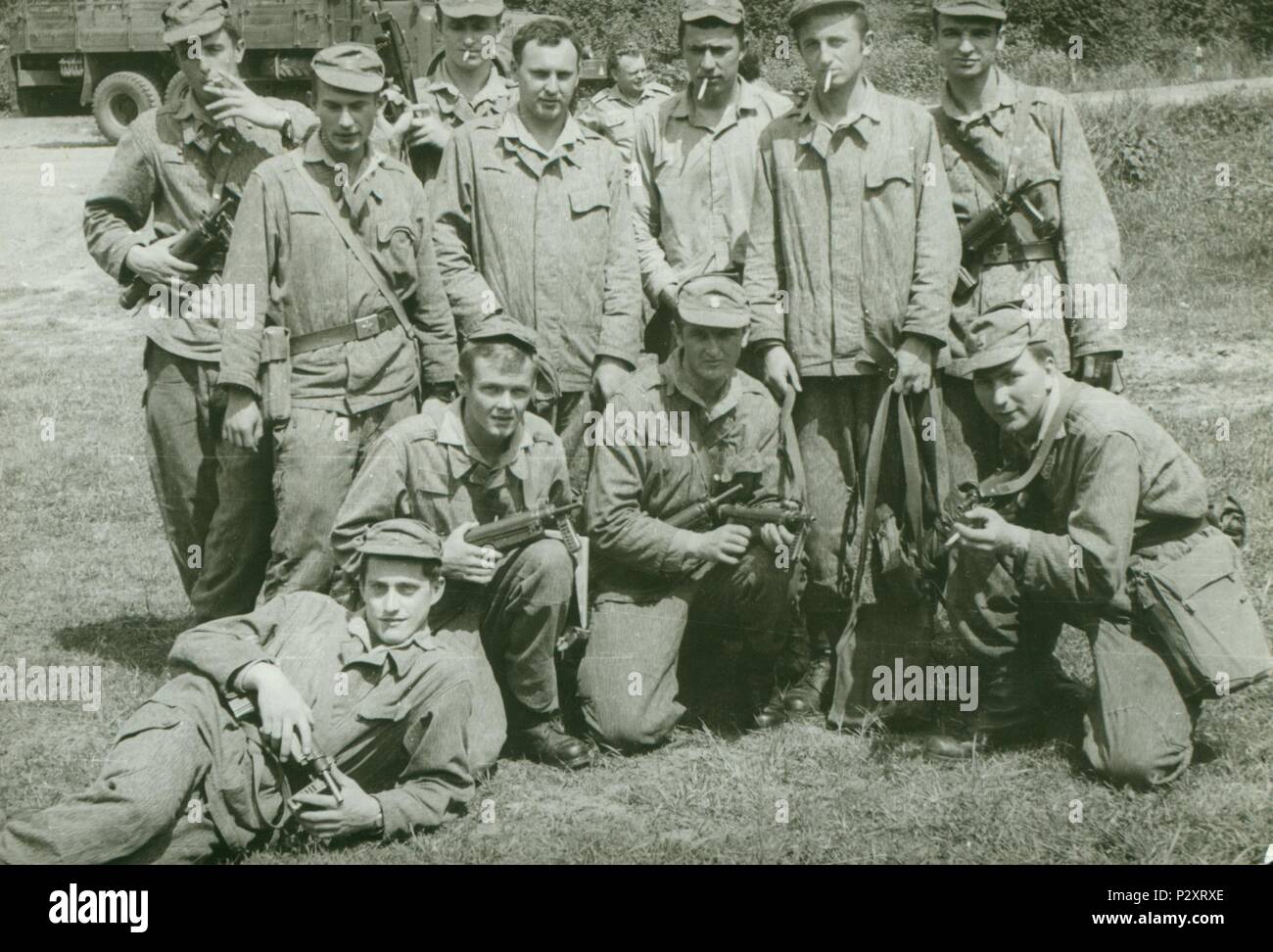 THE CZECHOSLOVAK SOCIALIST REPUBLIC - CIRCA 1970s: Retro photo shows ...