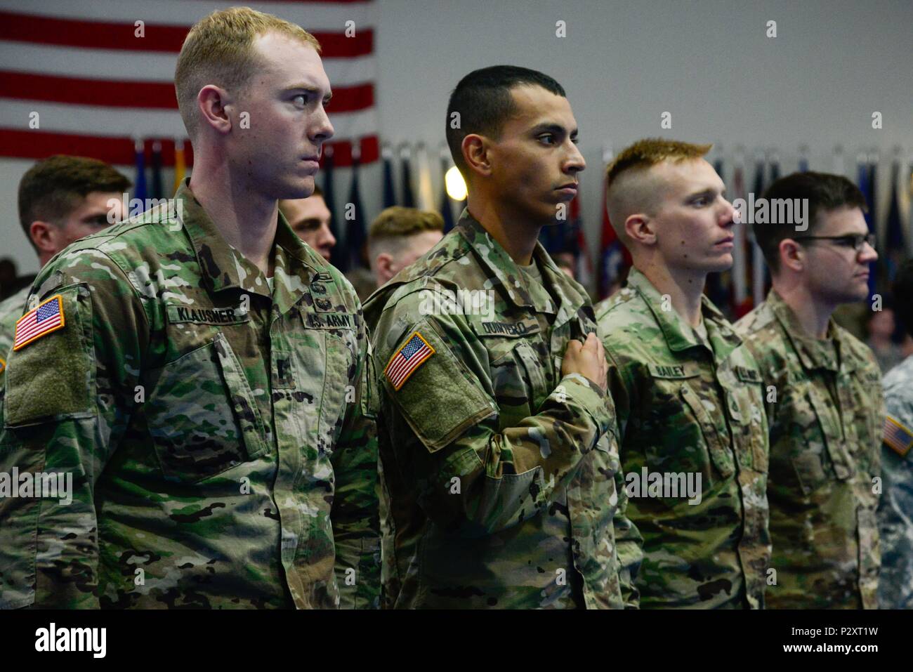 GRAFENWOEHR, Germany – (From left to right) 1st Lt. Ethan Klausner, Sgt ...