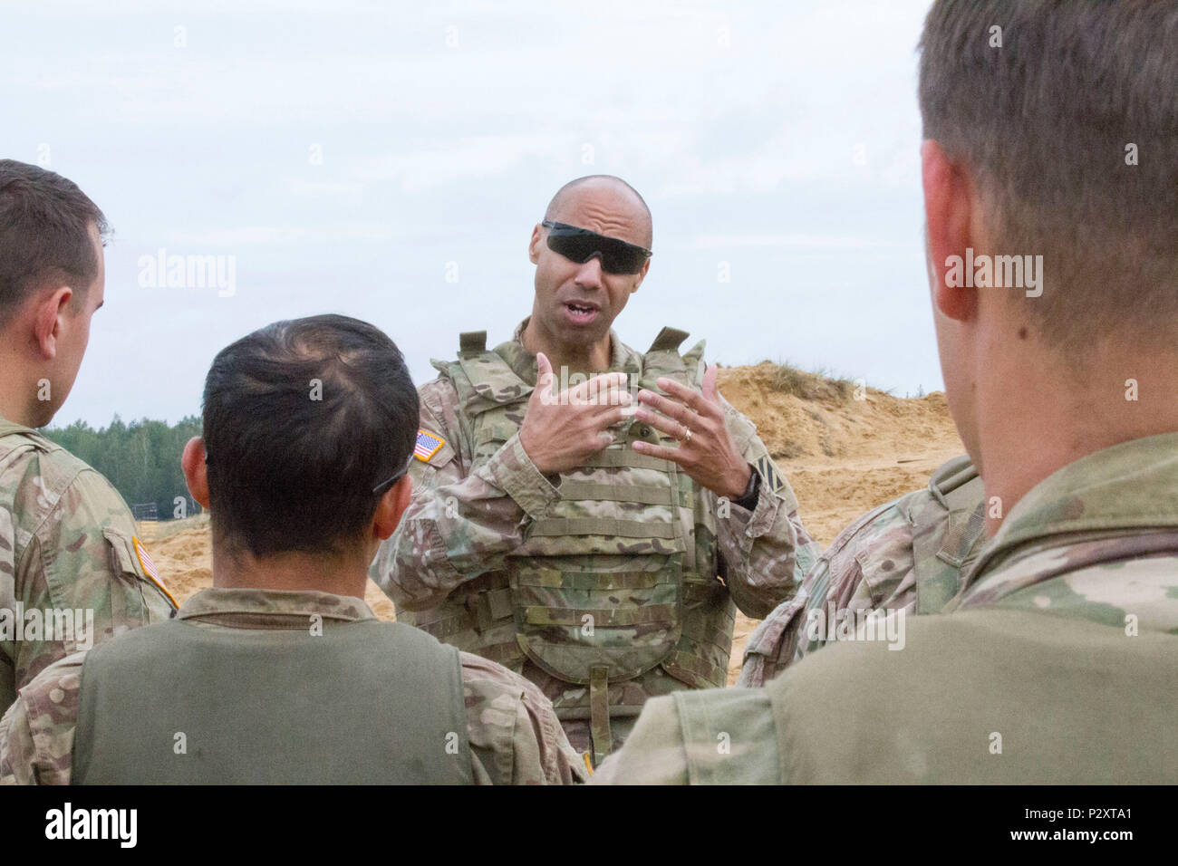 U.S. Army Lt. Col. Johnny A. Evans Jr., commander of 3rd Battalion ...