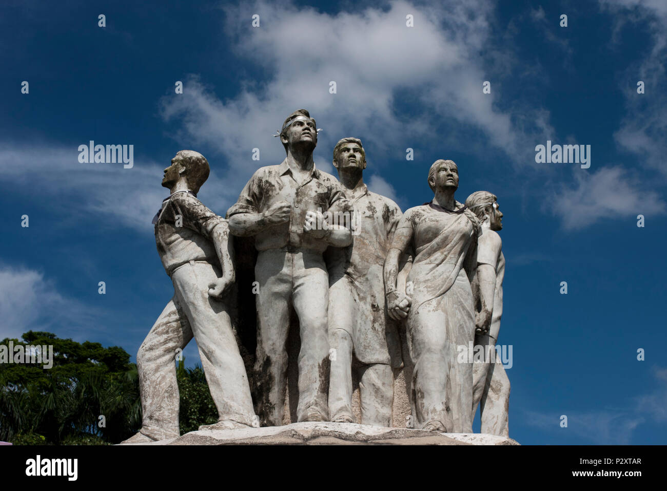 The Raju Memorial Sculpture at Dhaka University. Dhaka, Bangladesh ...