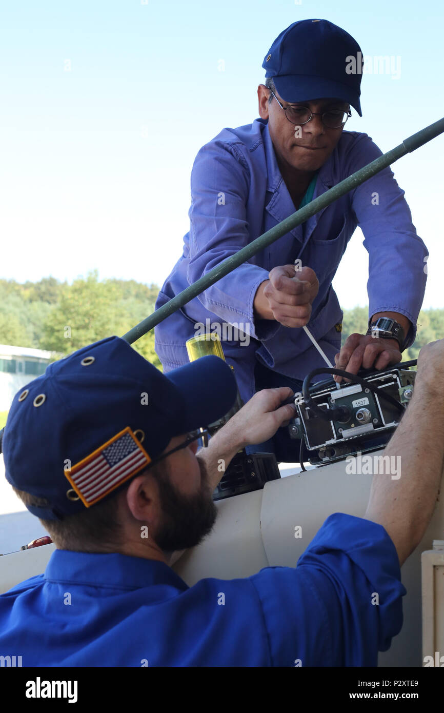 Multiple Integrated Laser Engagement System (MILES) specialists install ...