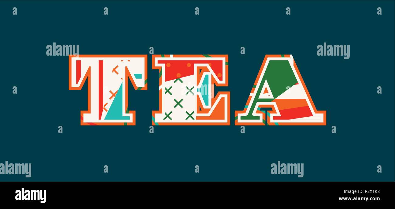 Colorful tea bag Stock Vector Images - Alamy