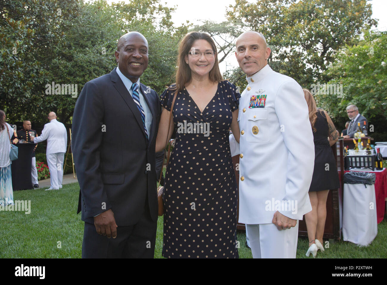 Retired U.S. Marine Corps Sgt. Maj. Carlton W. Kent, left, 16th ...