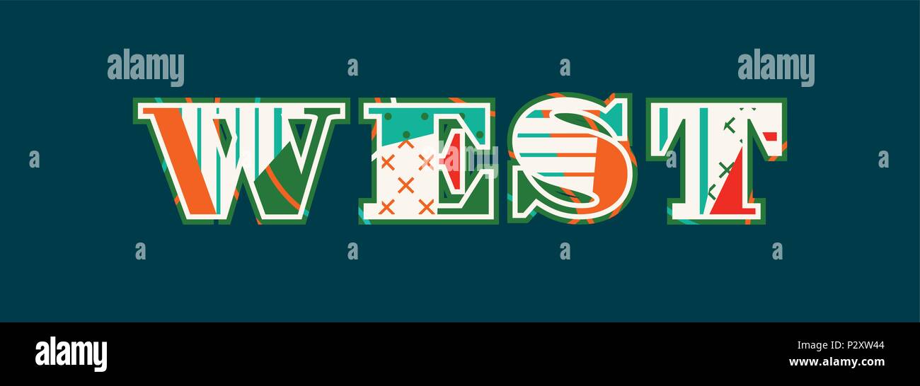 Westerly direction Stock Vector Images - Alamy