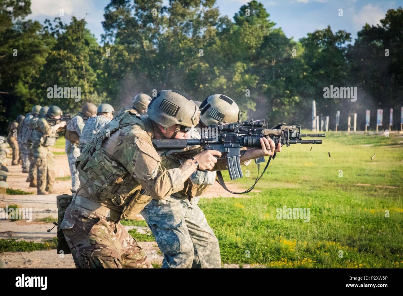 A U.S. Army infantryman assigned to Foxtrot Company “Pathfinders,” 2nd ...