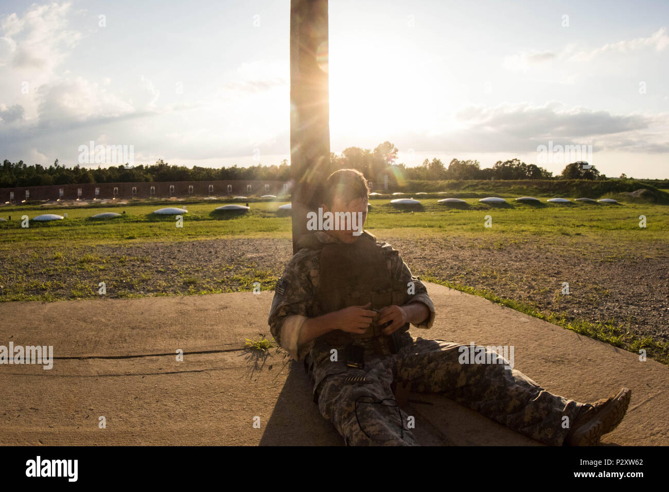 An infantryman assigned to Foxtrot Company “Pathfinders,” 2nd Assault ...