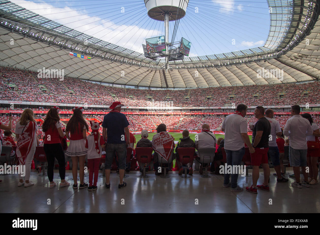 Excited football fans stadium hi-res stock photography and images - Alamy
