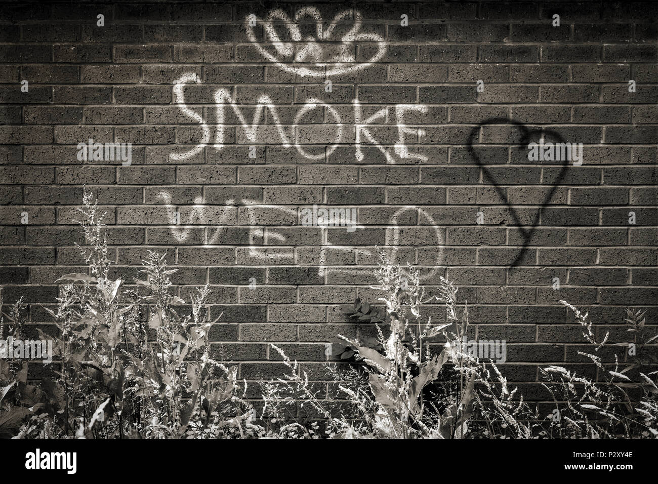 Weed graffiti hi-res stock photography and images - Alamy