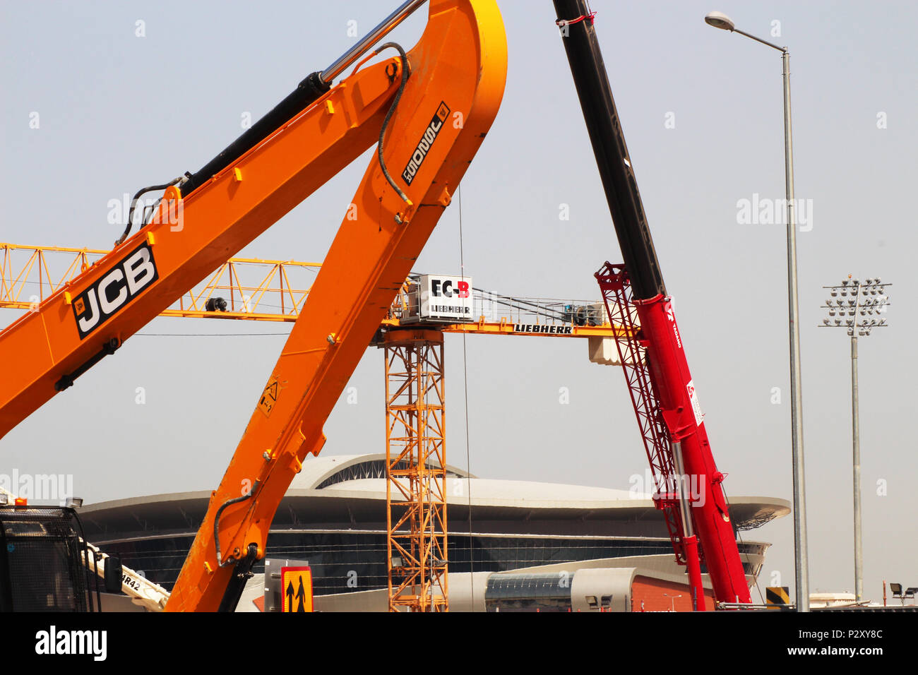 construction at Al-Saad, Doha Qatar Stock Photo - Alamy