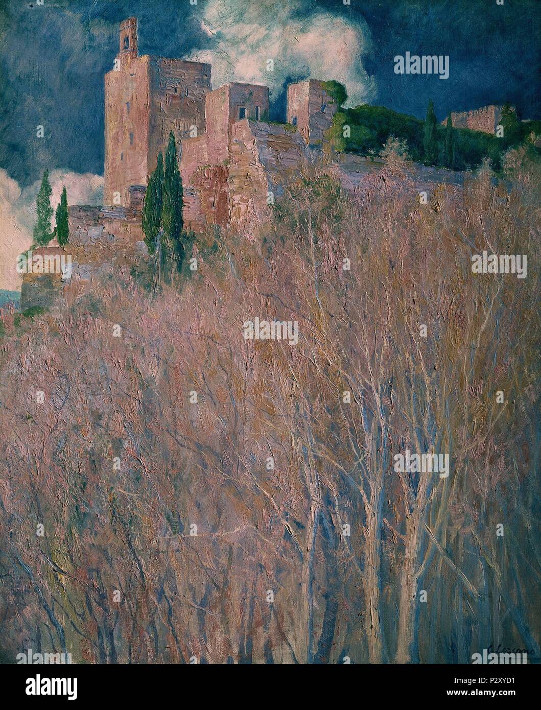 GRANADA 1923. Author: Carlos Lezcano (1871-1929). Location: MUSEO REINA ...