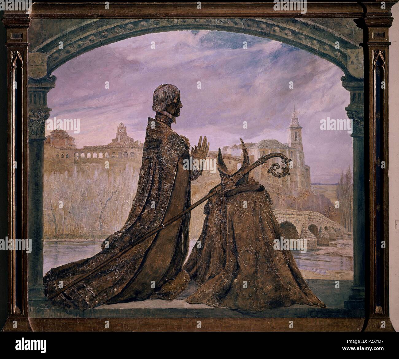 ESTATUA ORANTE DE CRISTOBAL DE ROJAS. Author: Carlos Lezcano (1871-1929 ...