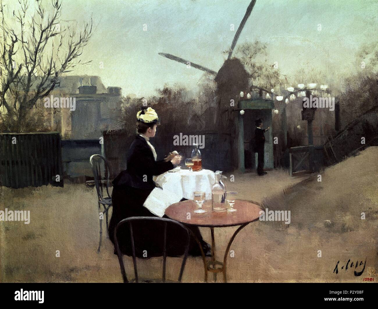 Plein air 1890 1891 ramon casas 1866 1932 spain spanish hi-res stock ...