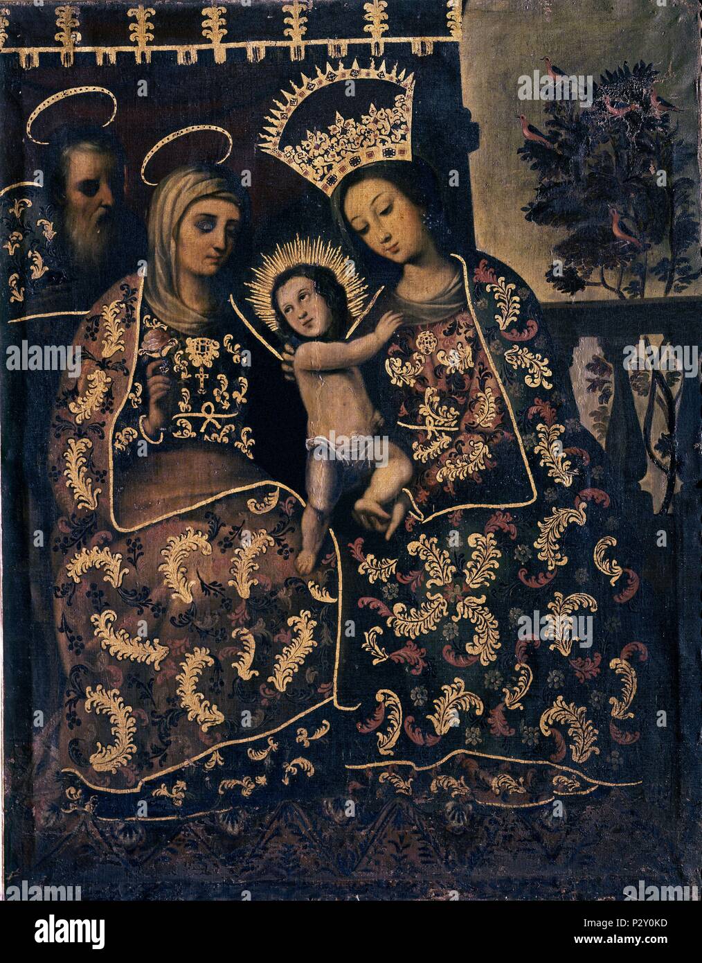 PINTURA POPULAR S XVII. Location: MUSEO DE ARTE COLONIAL, BOGOTA ...