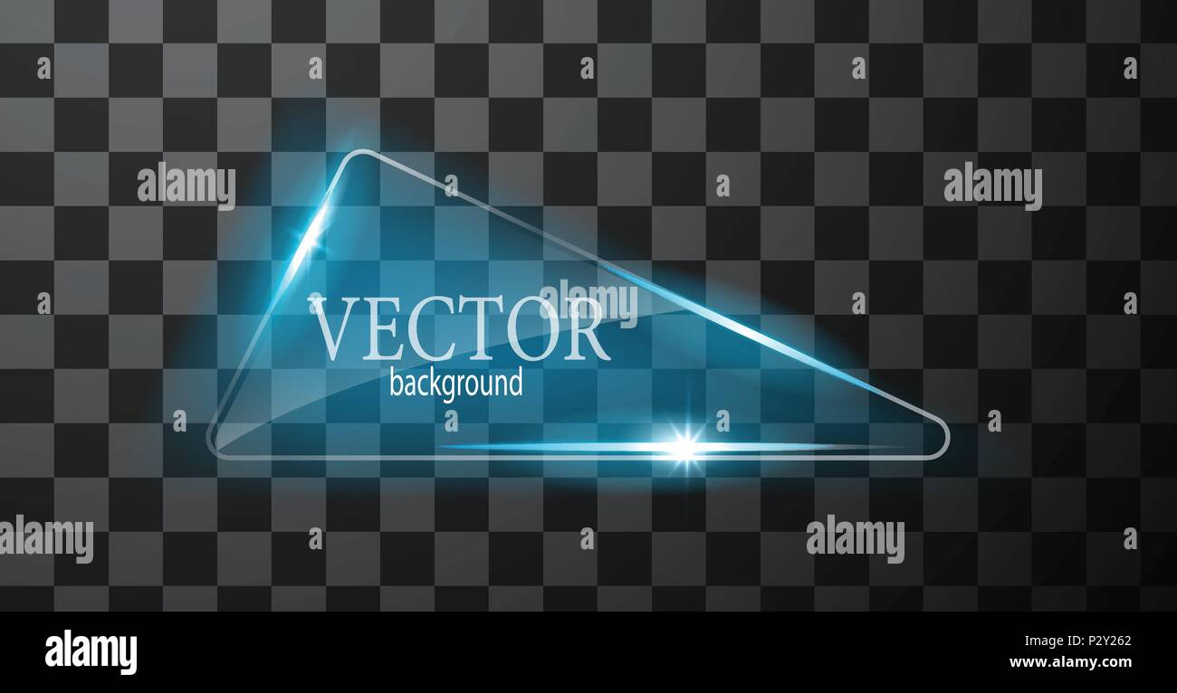 Vector abstract neon triangle Stock Vector Image & Art - Alamy