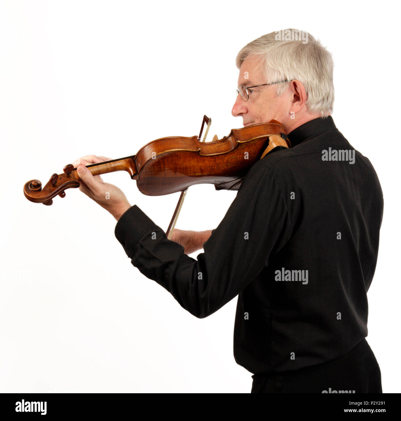 Black string player Cut Out Stock Images & Pictures - Alamy