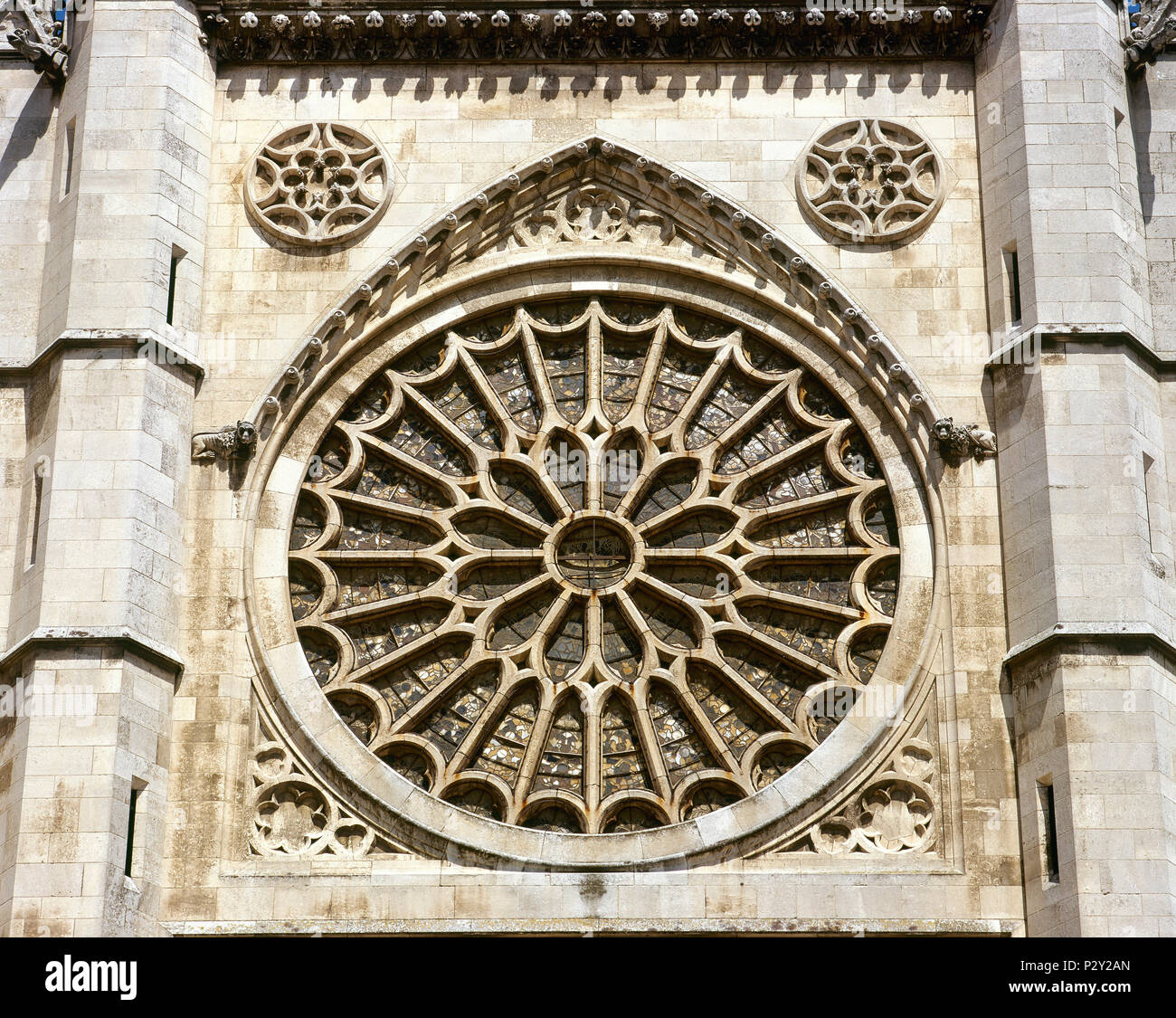 Leon, Castile and Leon, Spain. Saint Mary's Cathedral.13th-14th century ...