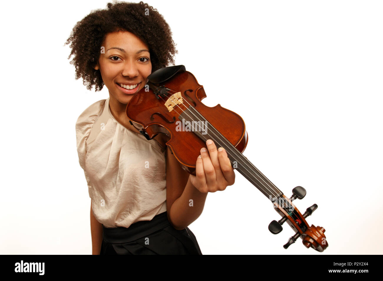 Female fiddle player hi-res stock photography and images - Alamy