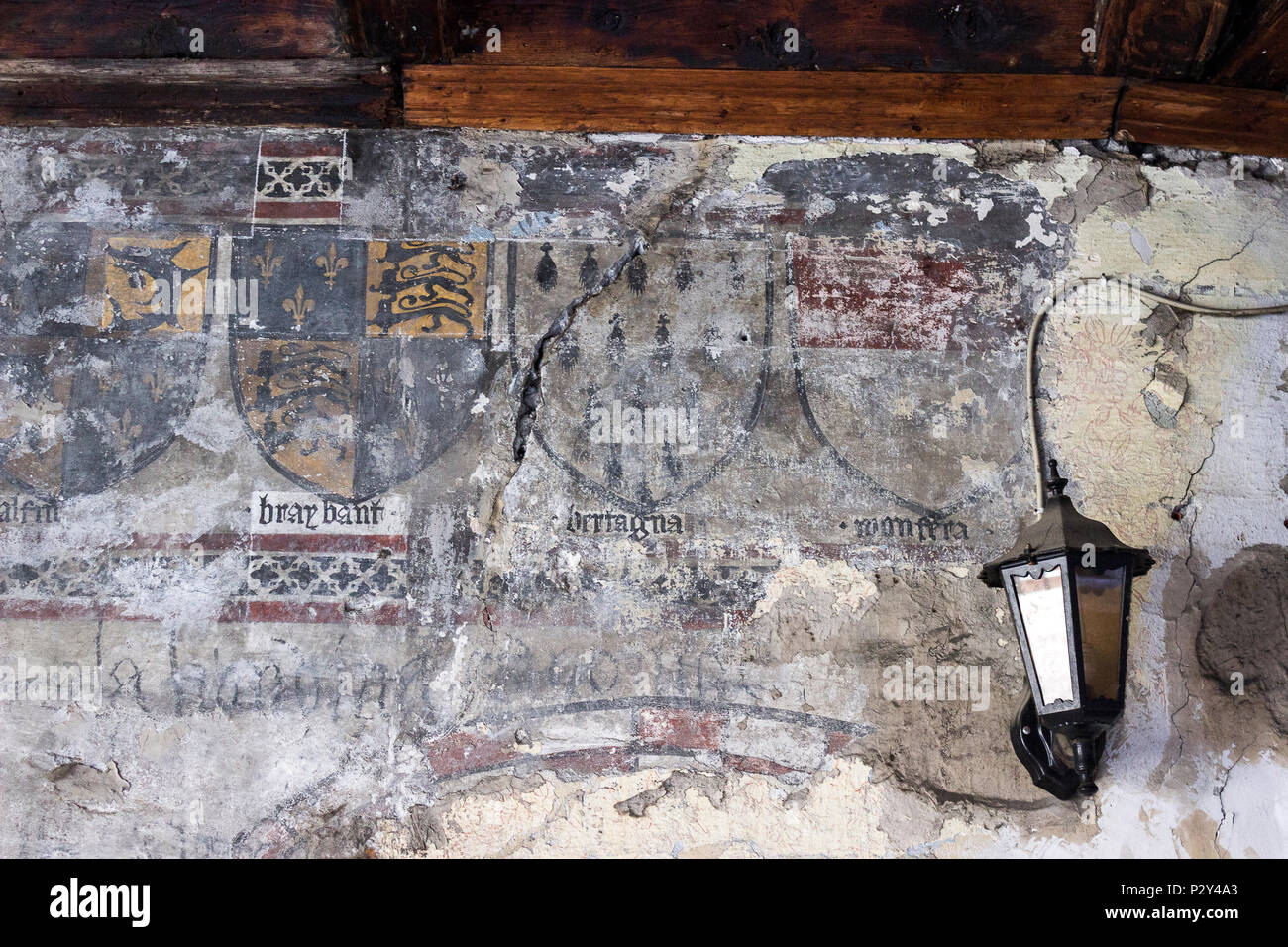 Medieval building of Bussoleno Stock Photo - Alamy