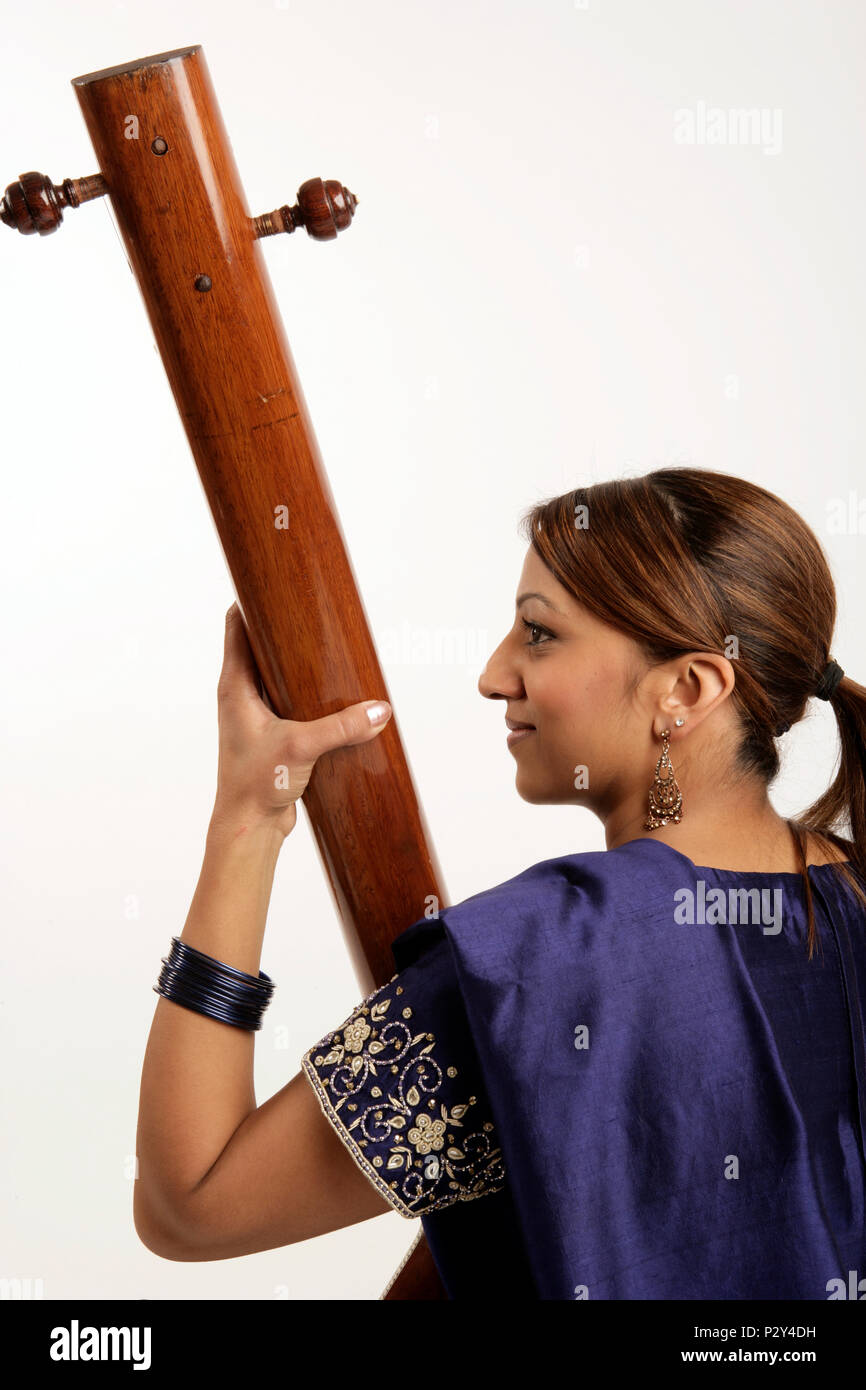 Tanpura, indian string instrument Stock Photo - Alamy