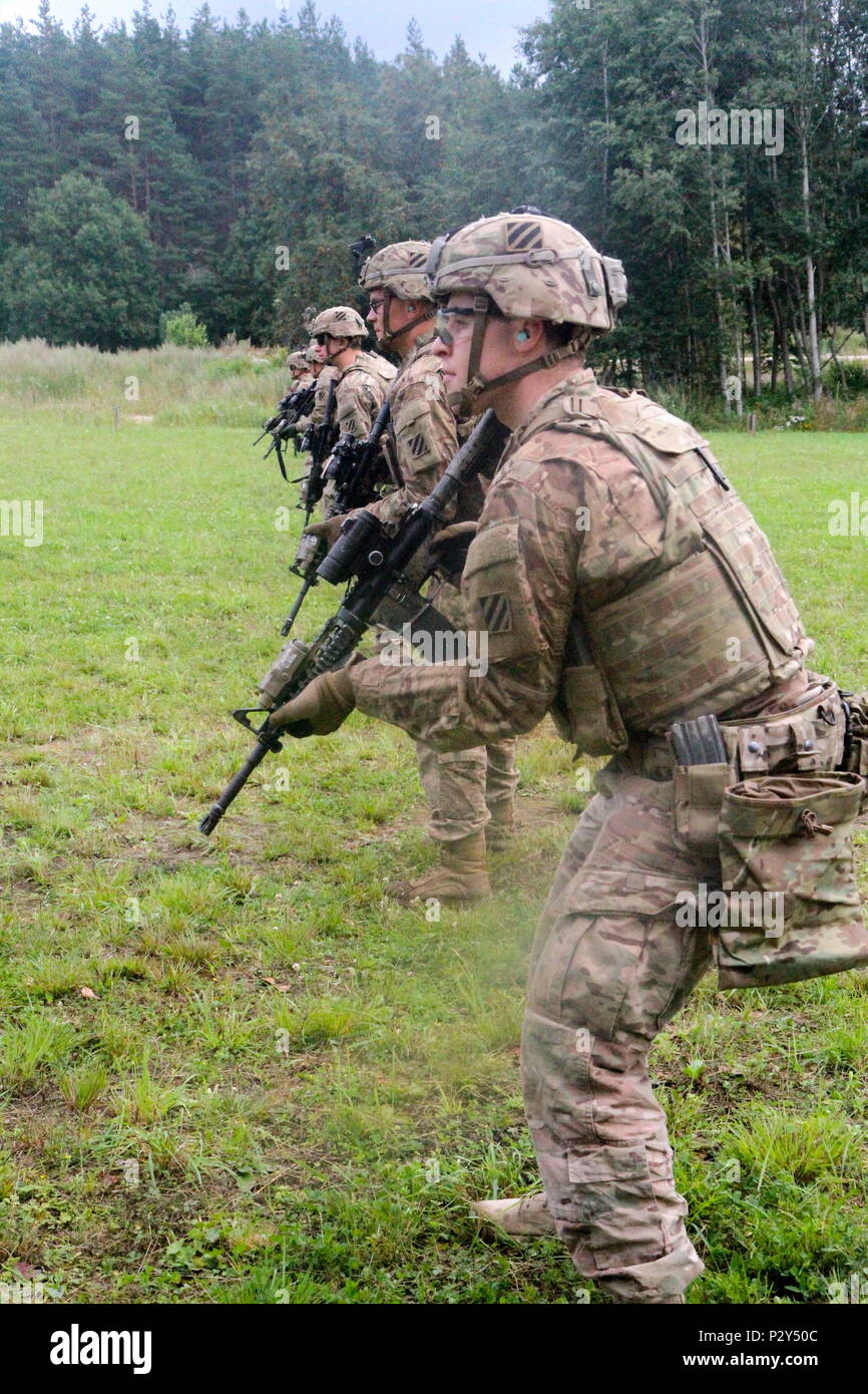 In Estonia at Tapa Training Area, U.S. Army Soldiers assigned to 1st ...
