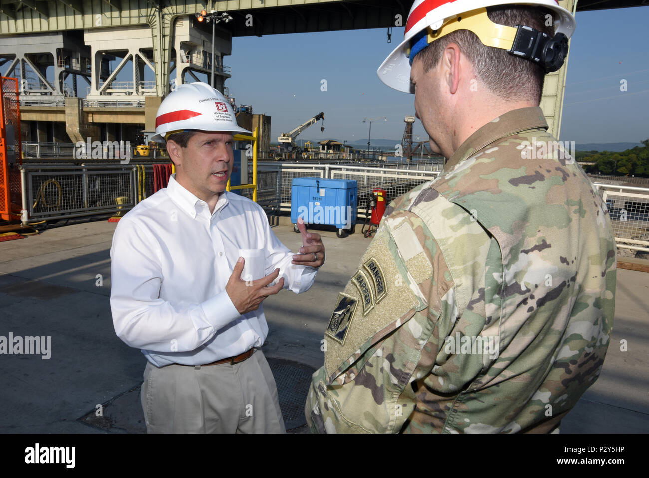Congressman Chuck Fleischmann (Left), Tennessee District 3, and Lt. Col ...