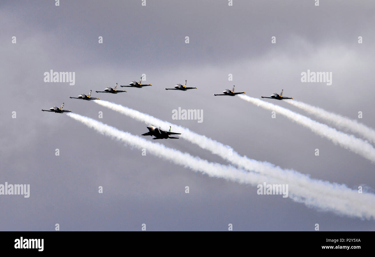 The 173rd Fighter Wing's F-15 Eagle fighter jet painted in honor of the ...
