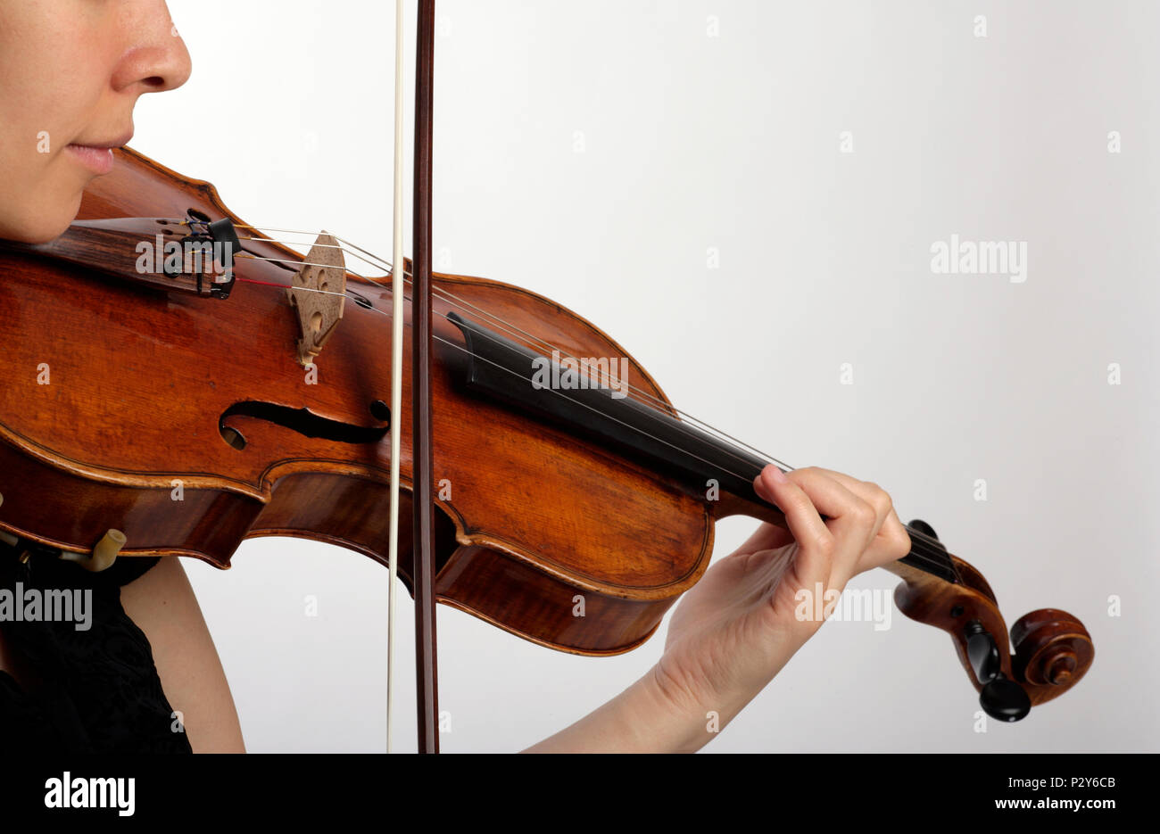 Viola isolated instrument not violin hi-res stock photography and ...