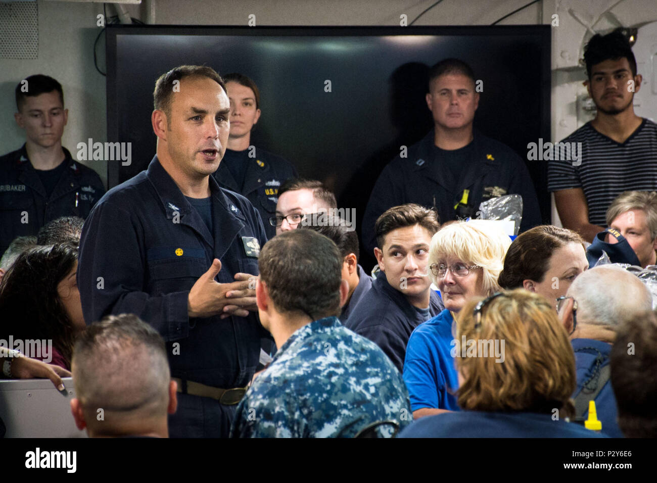 160804-N-EH218-040 PACIFIC OCEAN (Aug. 4, 2016) Capt. Sean McLaren ...