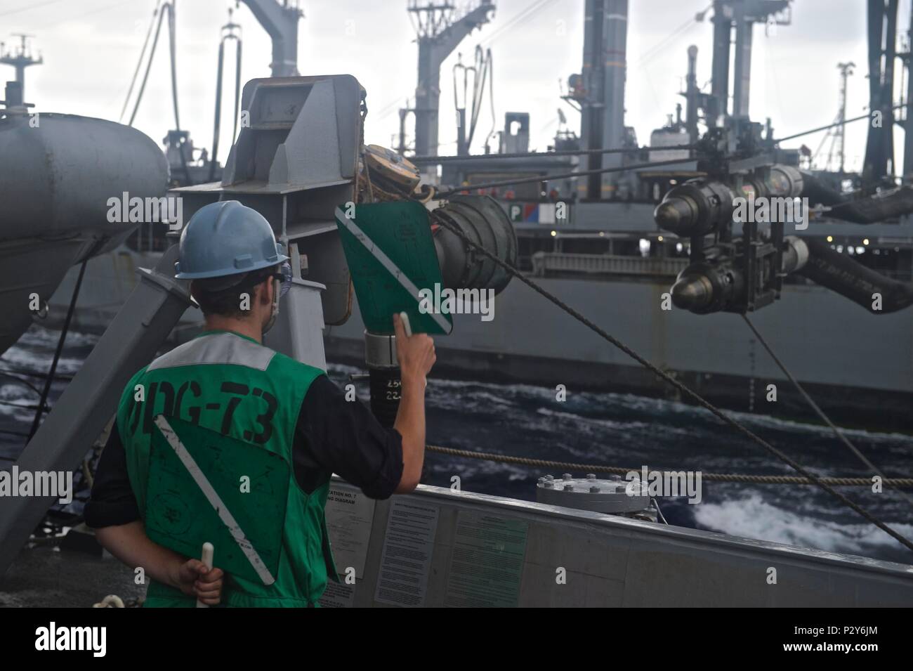 SOUTH CHINA SEA (August 7, 2016) – The guided-missile destroyer USS ...