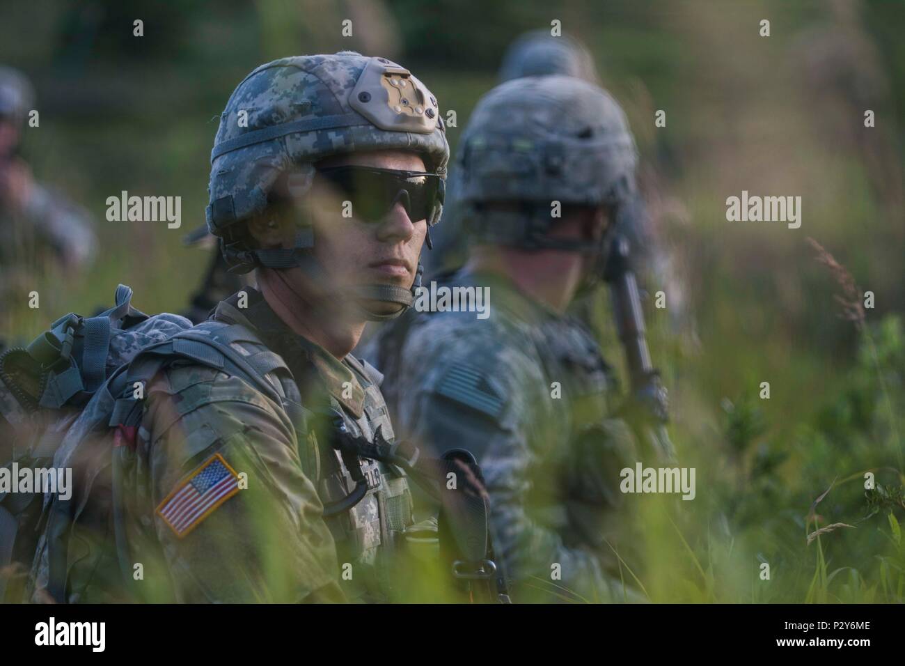 Paratroopers of 3rd Battalion, 509th Parachute Infantry Regiment, 4th ...