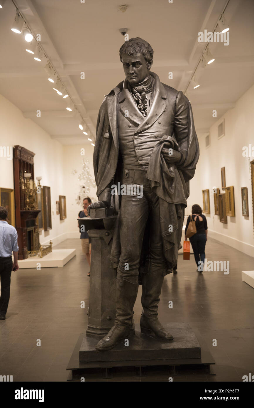 Statue of Robert Fulton, American engineer and inventor, best known for ...