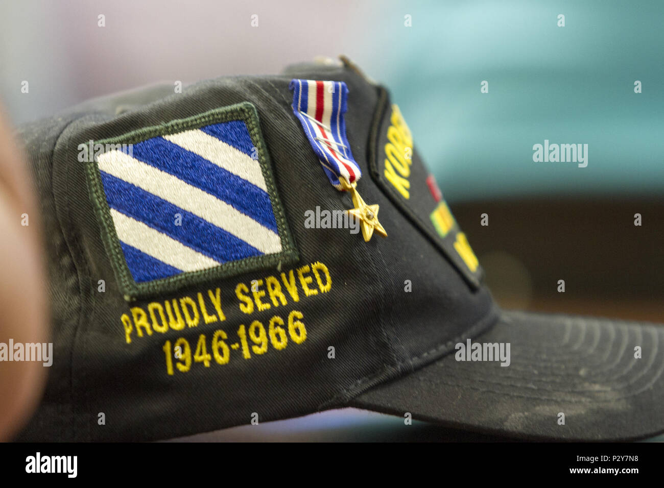 Members from the Army Otter Caribou Association reunite with each other ...