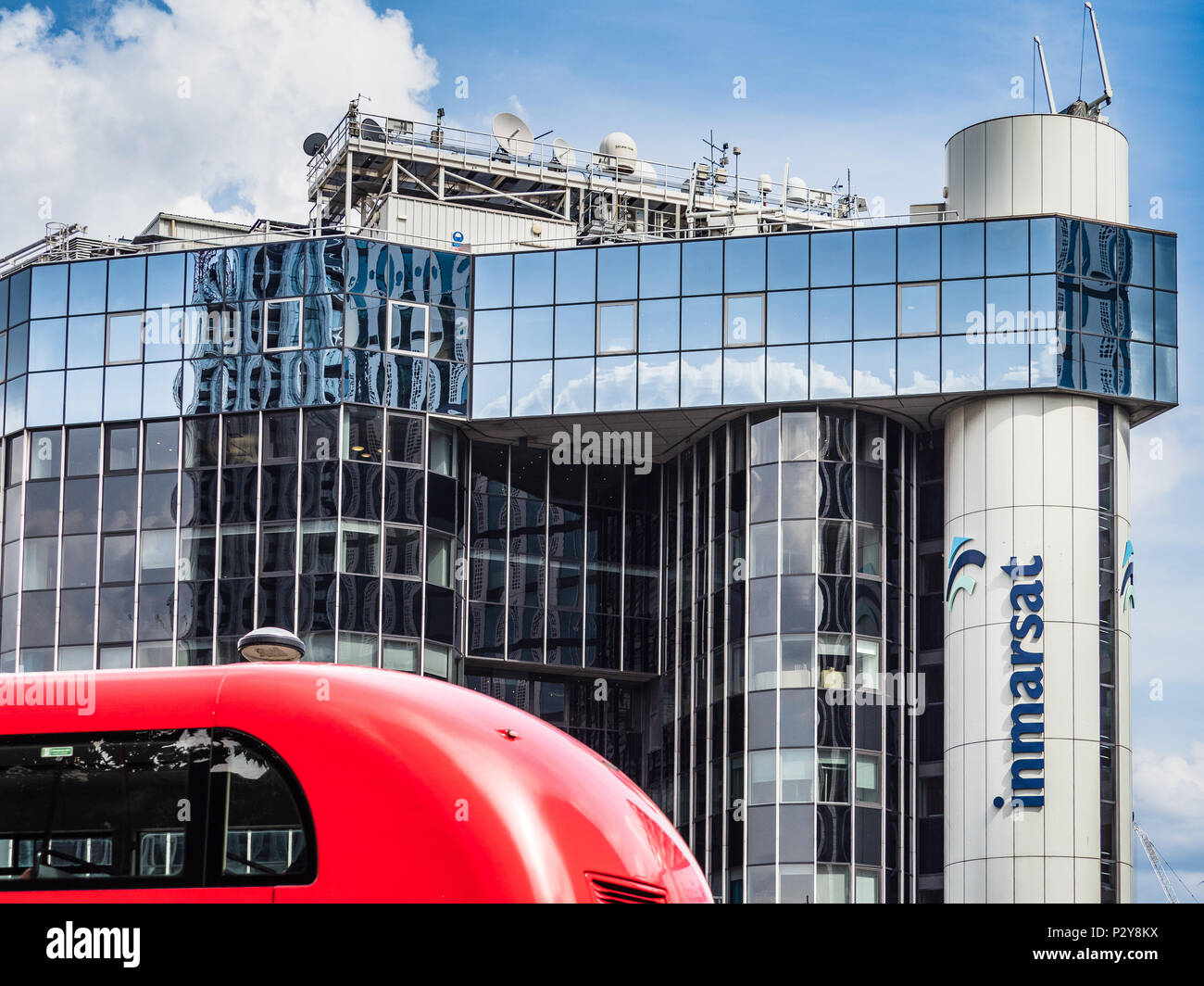 Inmarsat Headquarters HQ on Old Street Roundabout, also known as ...
