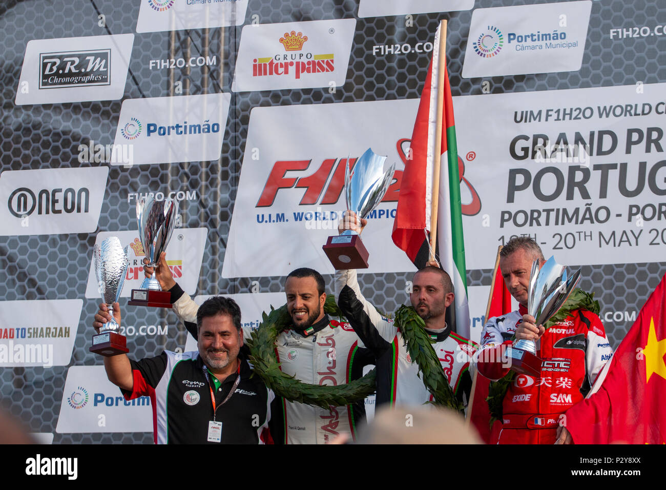 PORTIMAO, PORTUGAL : 20th MAY, 2018 - Pole position winners of the ...