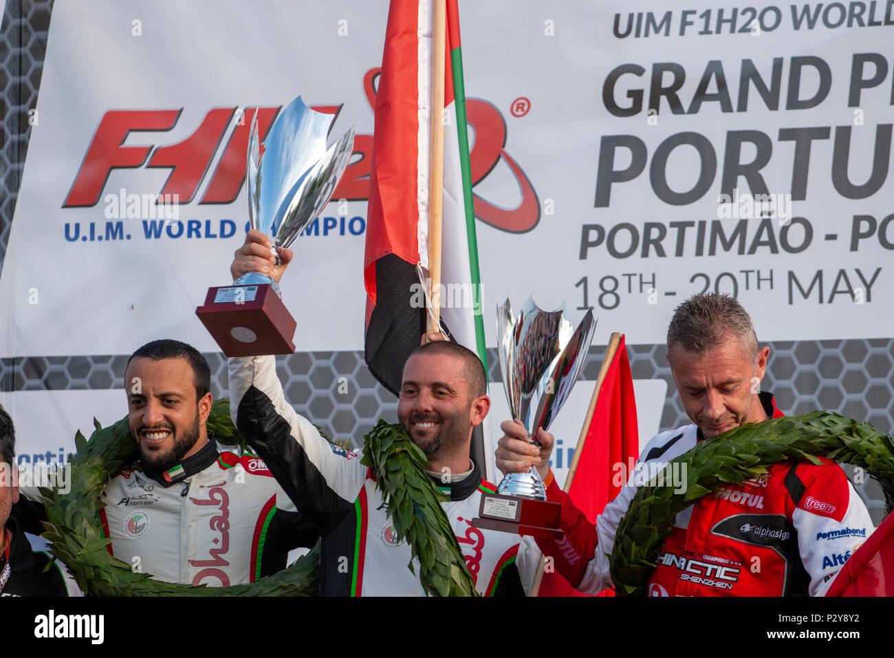 PORTIMAO, PORTUGAL : 20th MAY, 2018 - Pole position winners of the ...