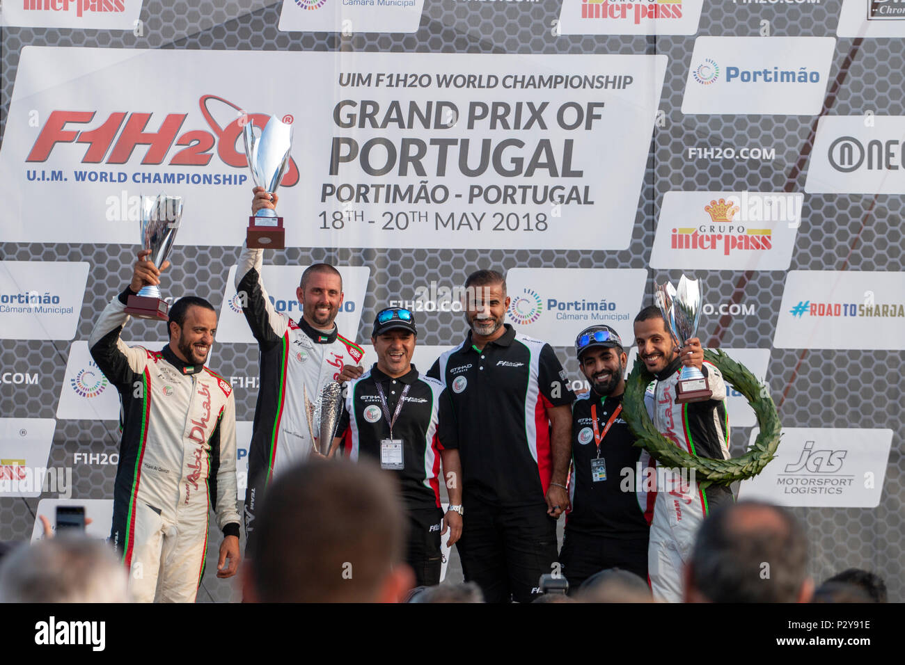 PORTIMAO, PORTUGAL : 20th MAY, 2018 - Pole position winners of the ...